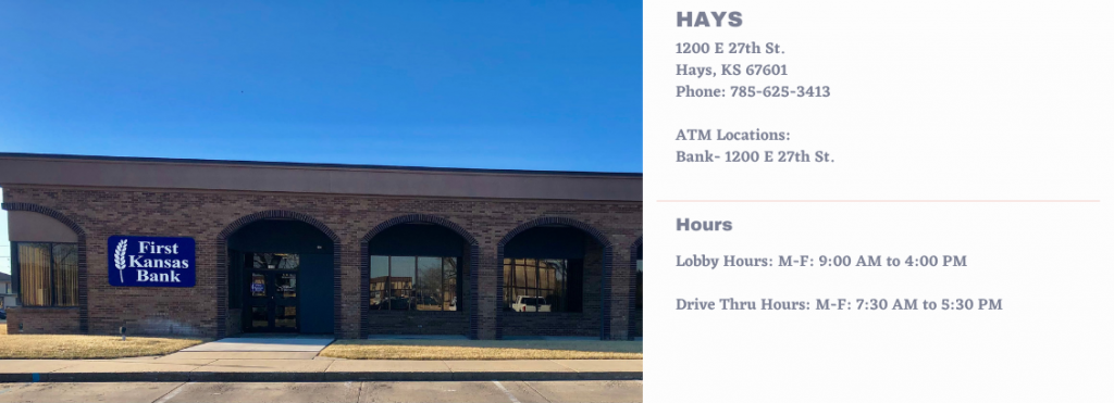 Convenient Locations & ATMs | First Kansas Bank